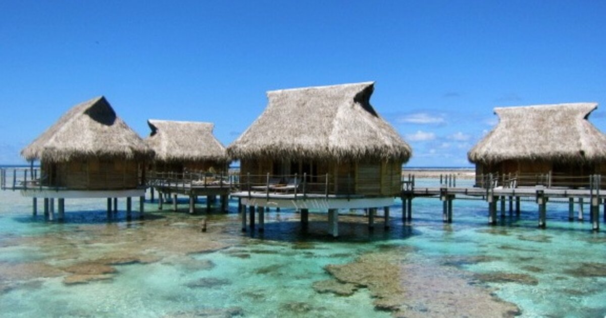 Pink Sand Beaches and Overwater Paradise,Rangiroa and Tikehau | Air ...